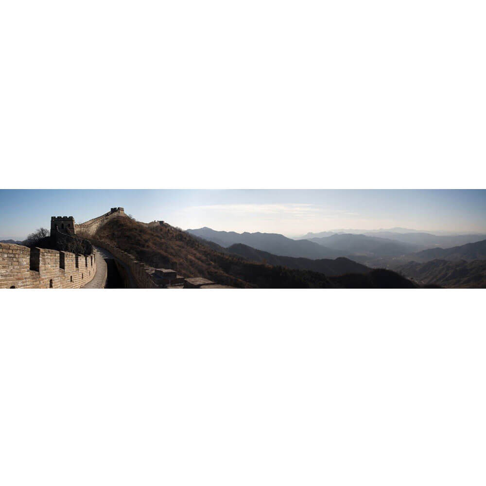 Wallhogs Great Wall, Great Mountains Panoramic Wall Decal