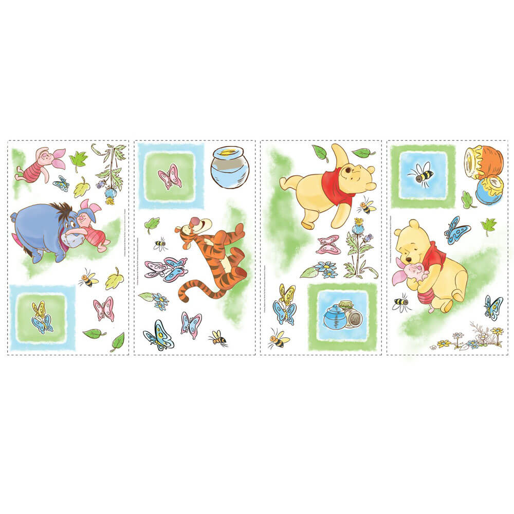 Disney Winnie the Pooh Wall Decals Printed Sheet