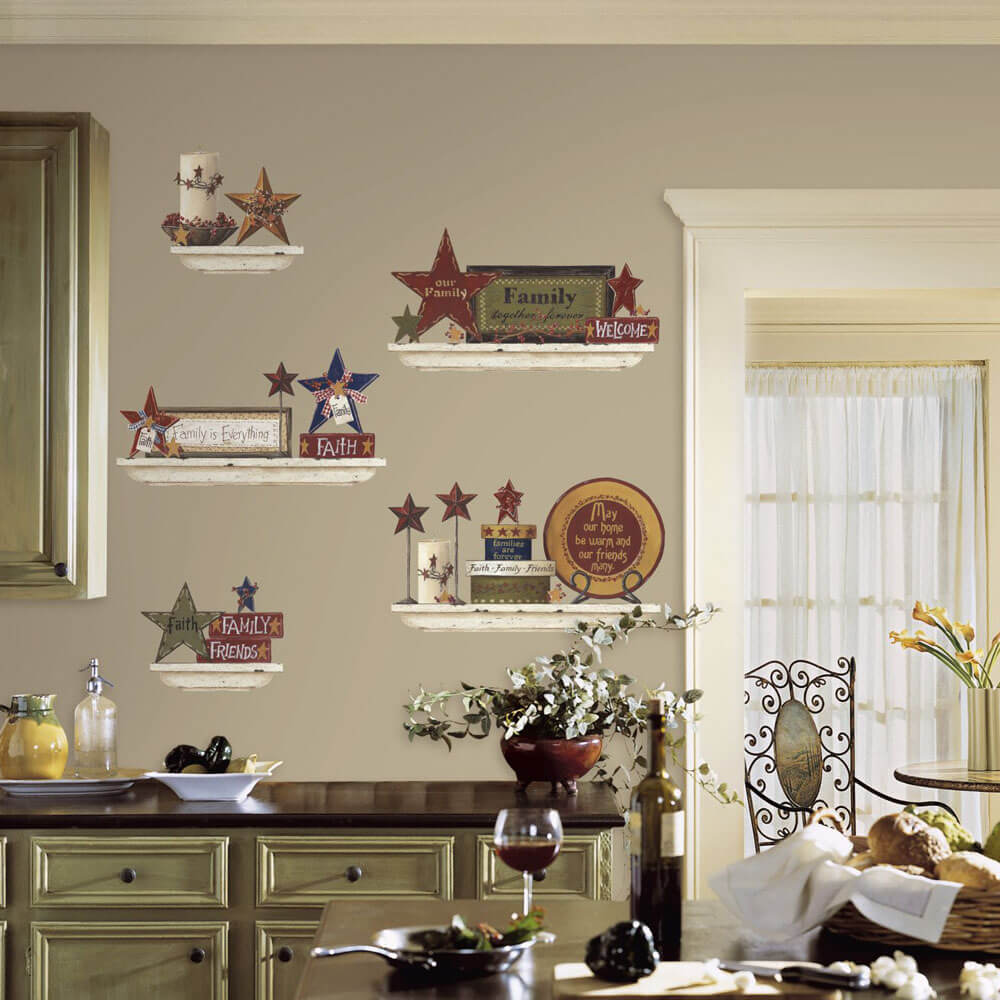 Family & Friends Wall Decal Installed