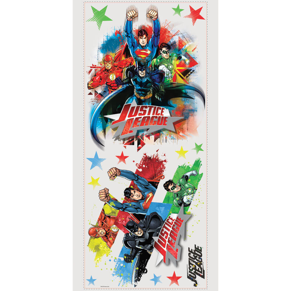 DC Comics Justice League Giant Wall Decal Printed Sheet