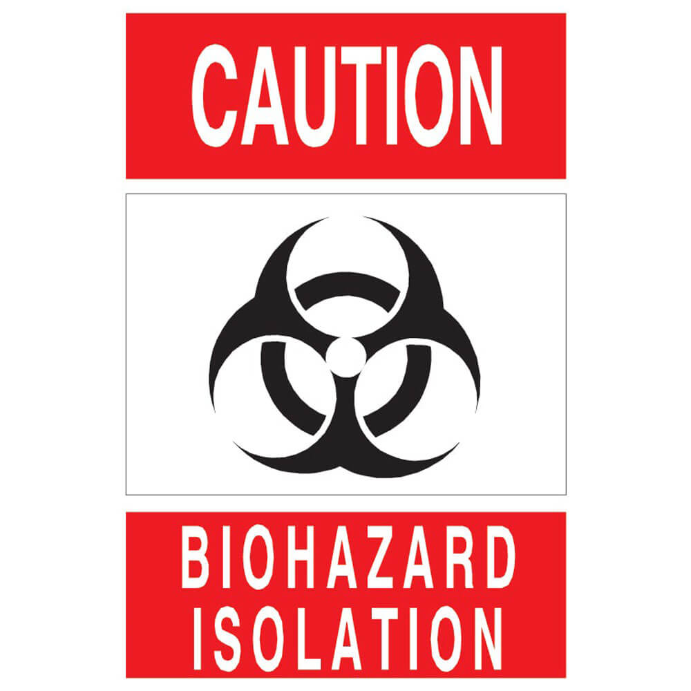 Biohazard Isolation Sign Wall Decal from $ 49.99